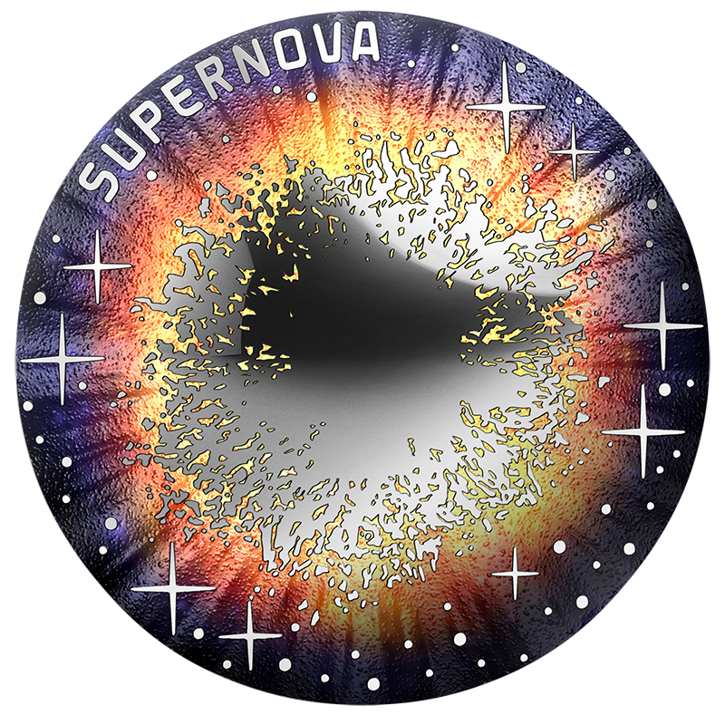 Supernova 20 Euro Silver Coin Proof